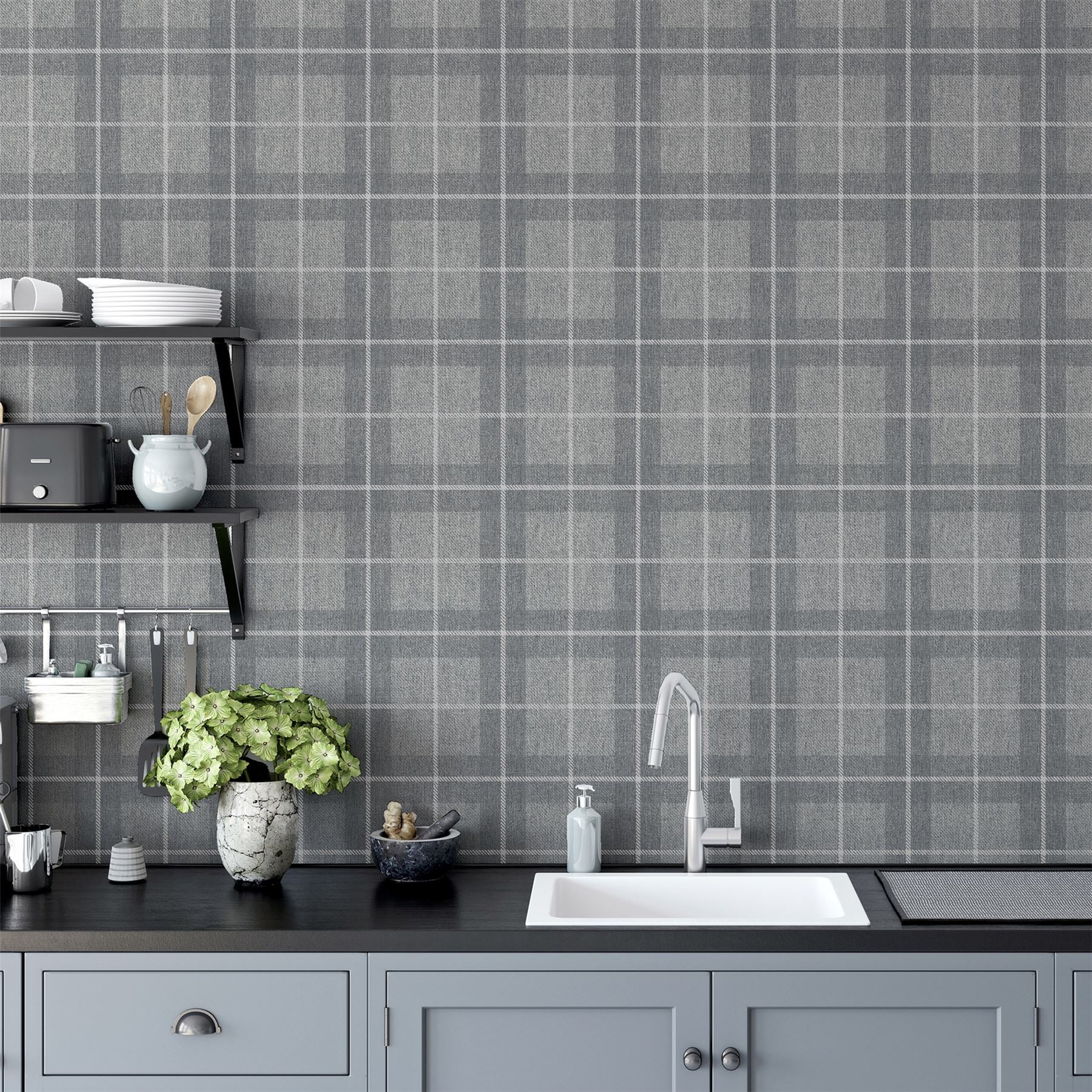 Grey Wallpaper by Arthouse | Stylish Contemporary Interiors – 2 Grey ...